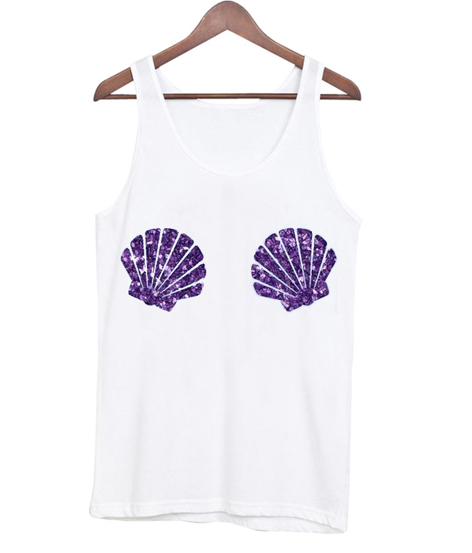 Mermaid Shell Bra Tank Top