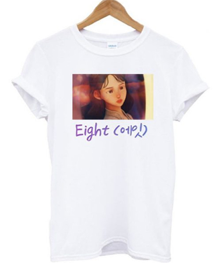IU Feat Suga BTS Eight T-shirt
